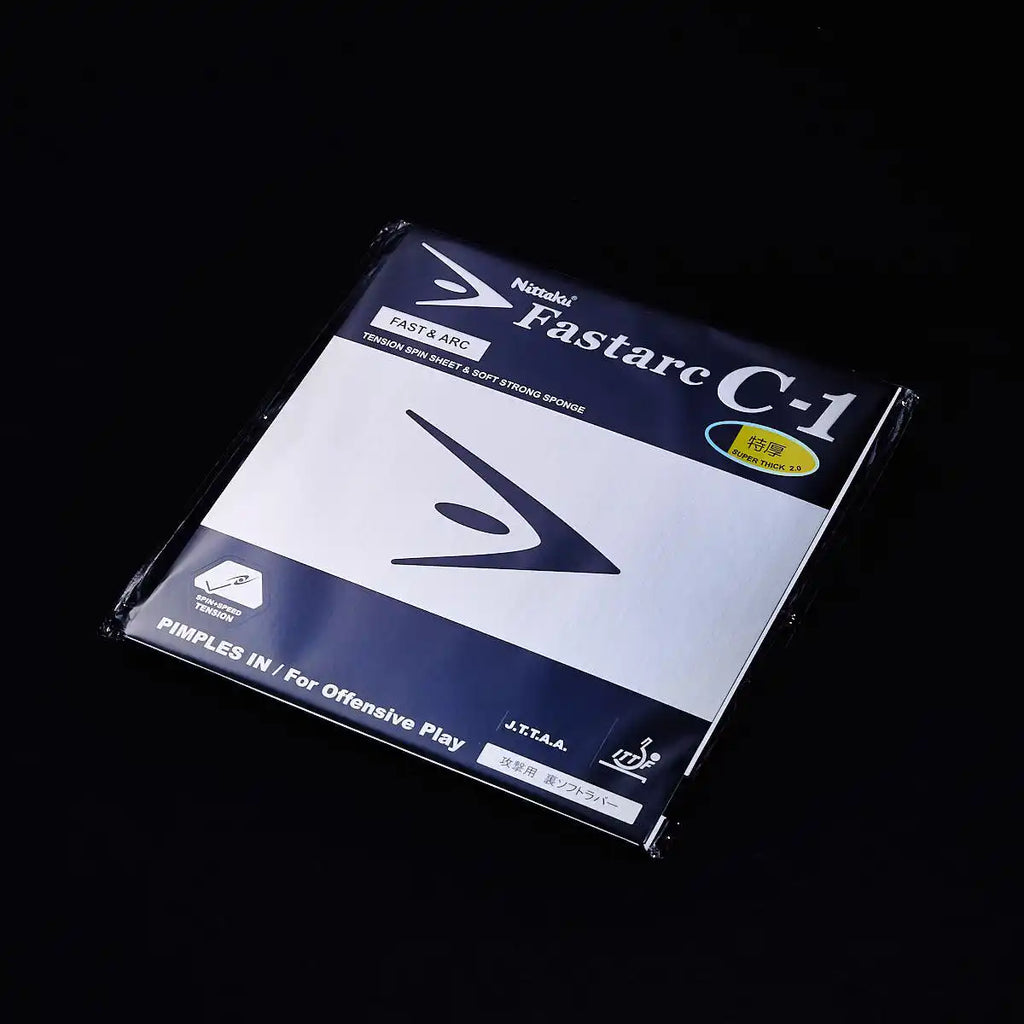 Fastarc C-1 table tennis rubber perfect for spin-rich offensive play – SOULSPIN Tischtennis Shop