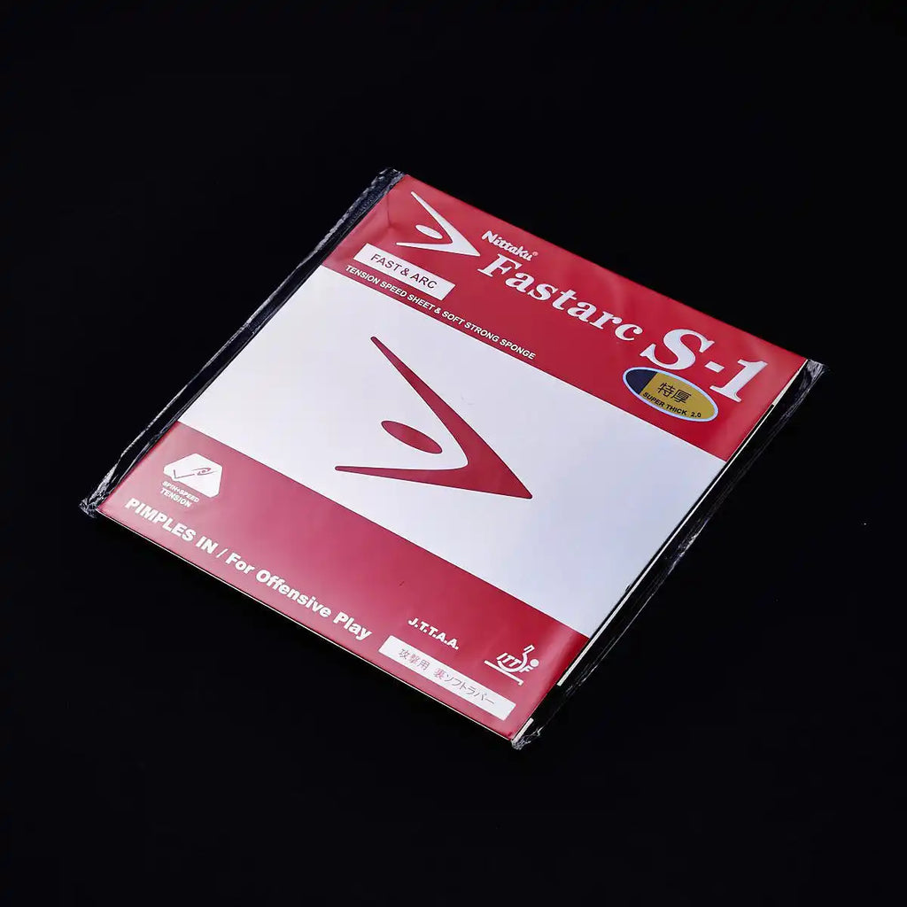 Nittaku Fastarc S-1 Table Tennis Rubber SOULSPIN Table Tennis Shop – SOULSPIN Tischtennis Shop